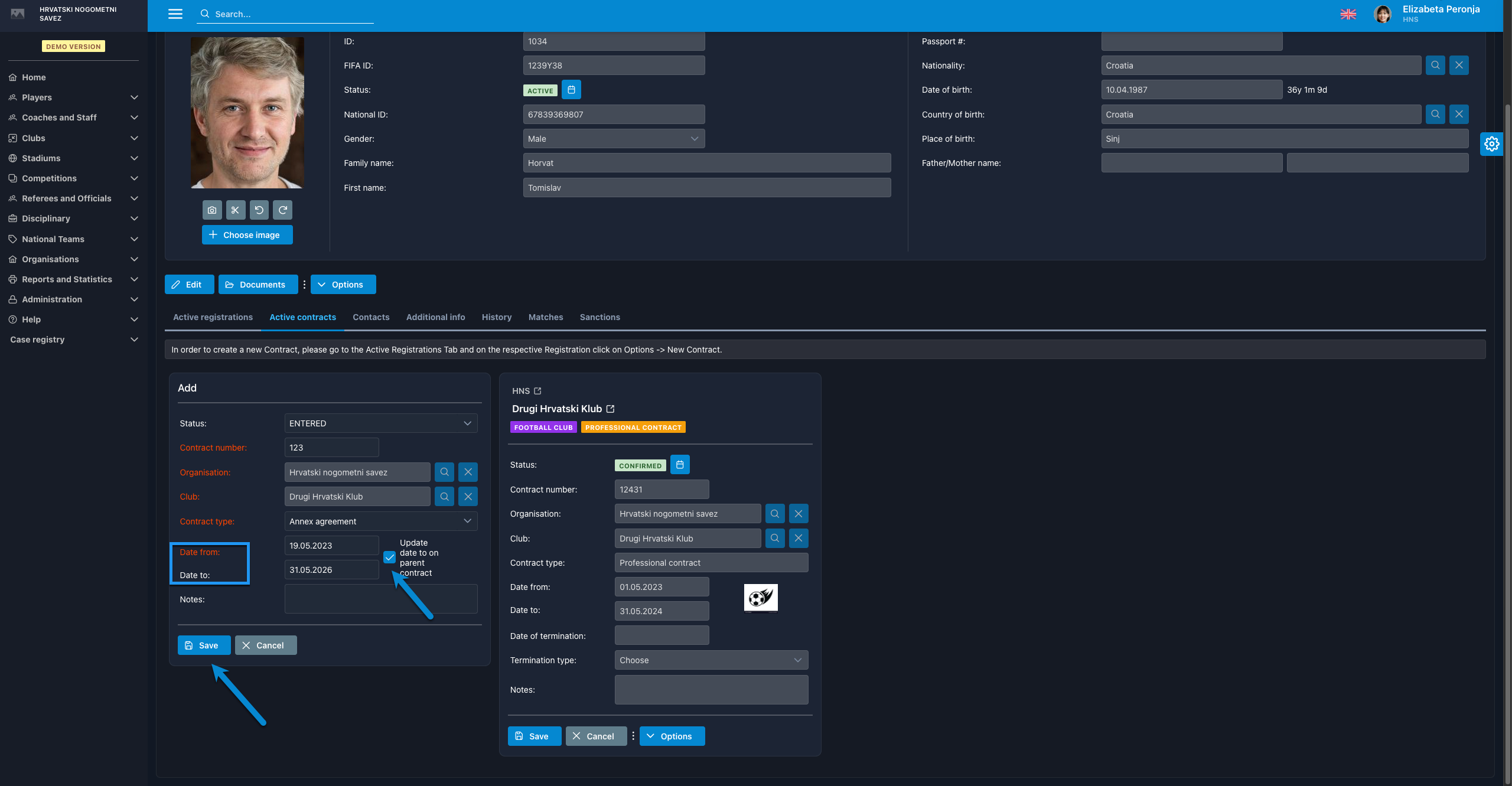 Add Annex to Contract