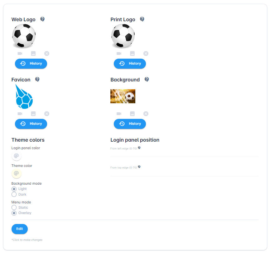User Interface Options